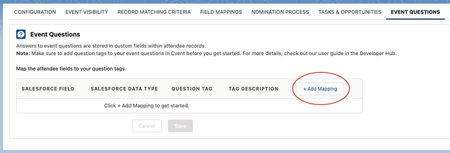 picture of configuration in salesforce