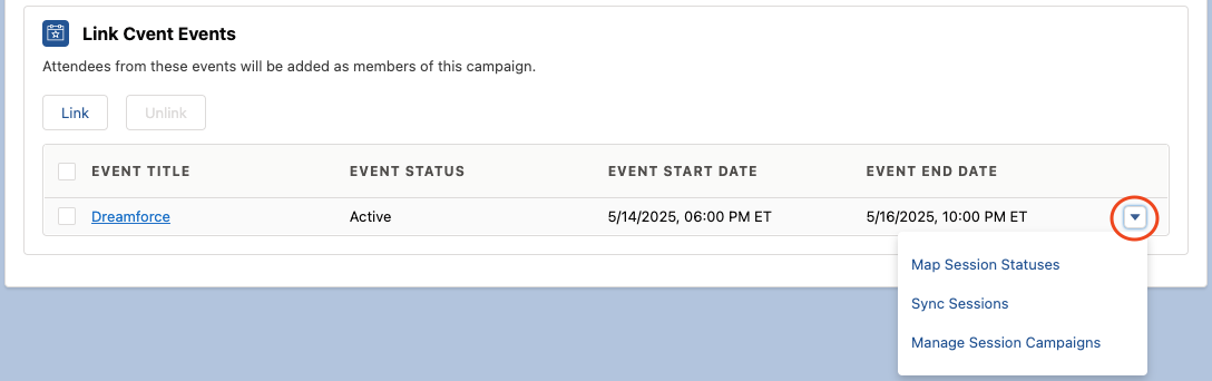 picture of configuration in salesforce