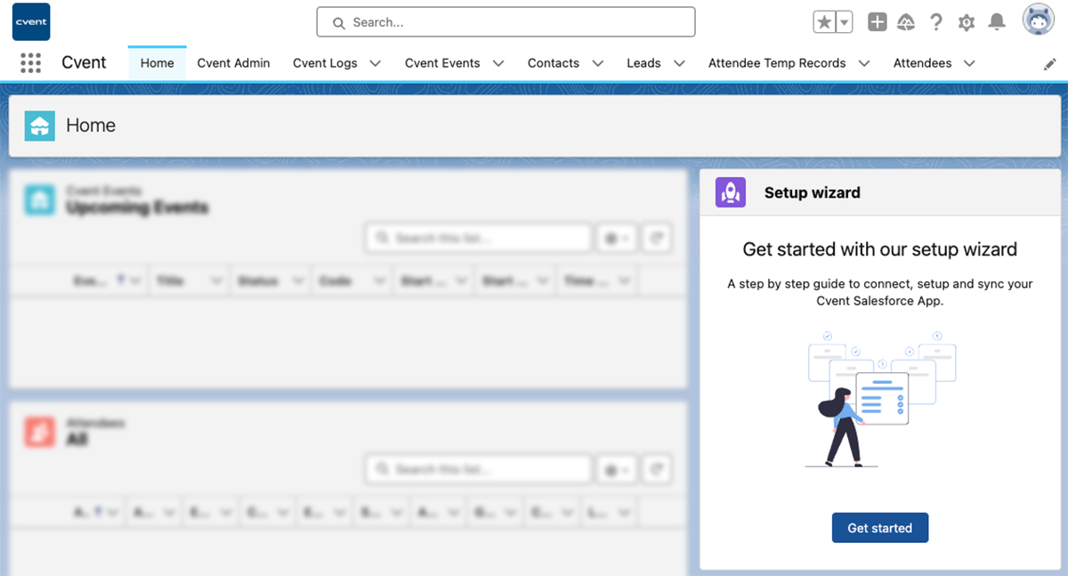 picture of configuration in Salesforce